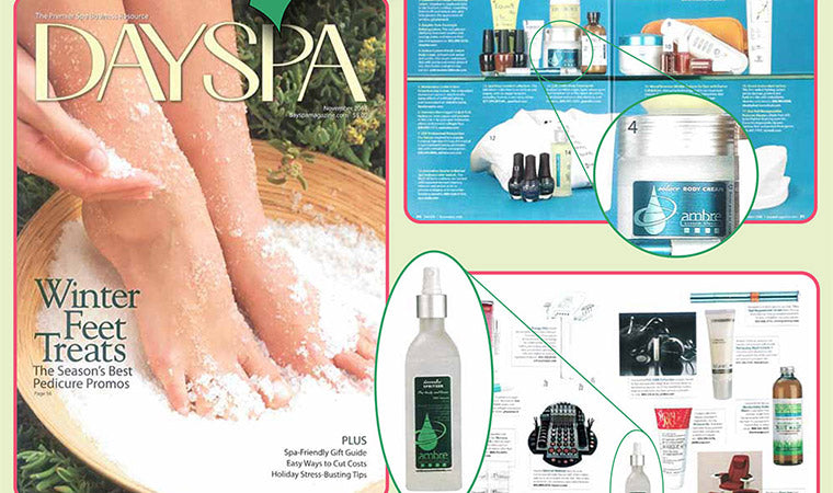 Dayspa Magazine – Ambre Blends
